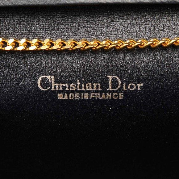 Dior | Bags | Christian Dior Chain Nylon Shoulder Bag Black | Poshmark